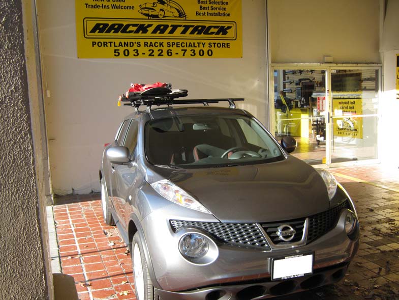 Putting a roof rack on a Nissan Juke - Rack Attack Articles - Rack Attack